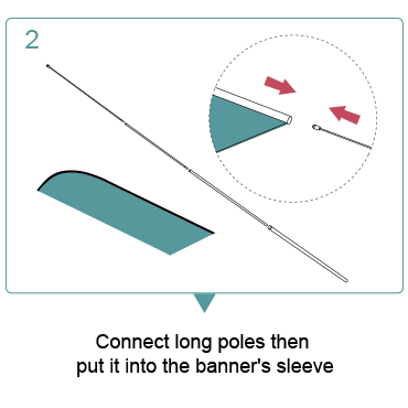 Custom Feather Angled Flag Banners & Printing Online USA - Signleader